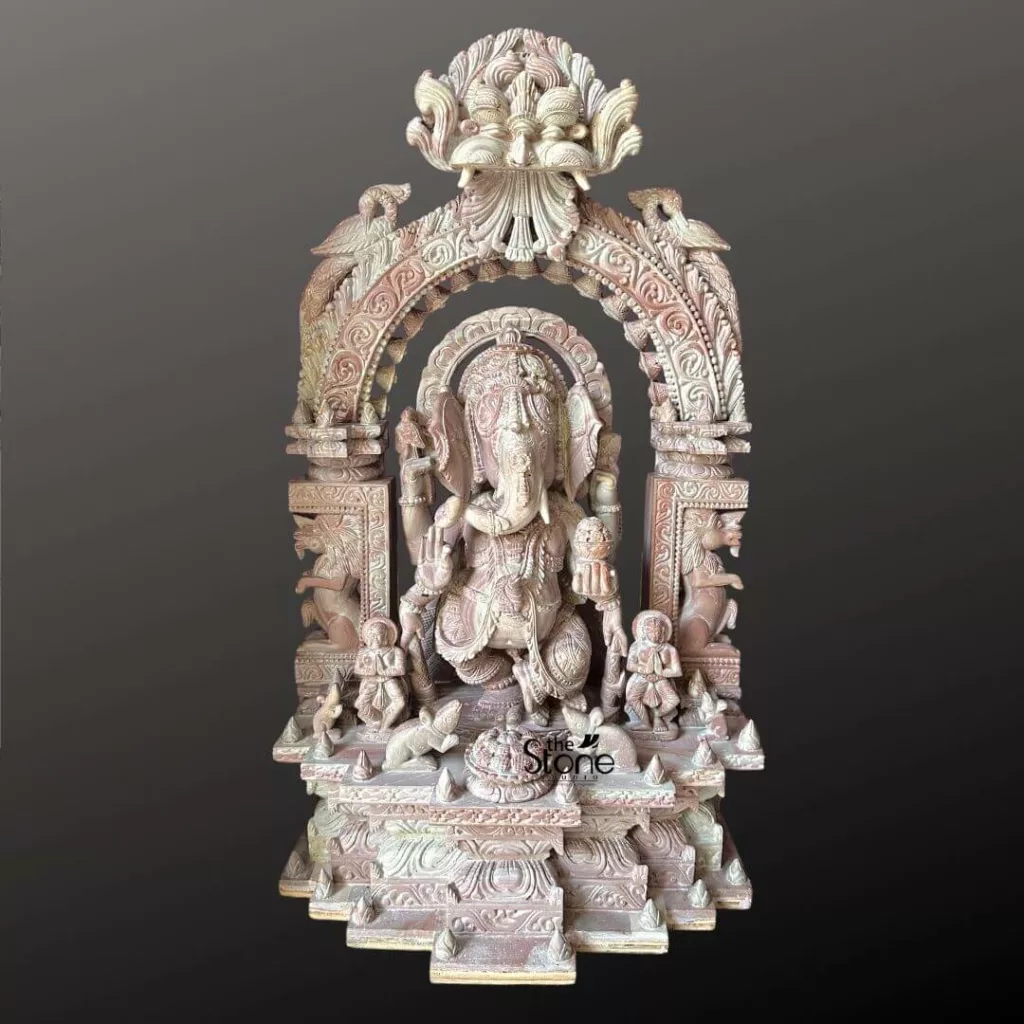Stone Ganesha Statue 2ft: Buy Best Ganesh Ji - The Stone Studio