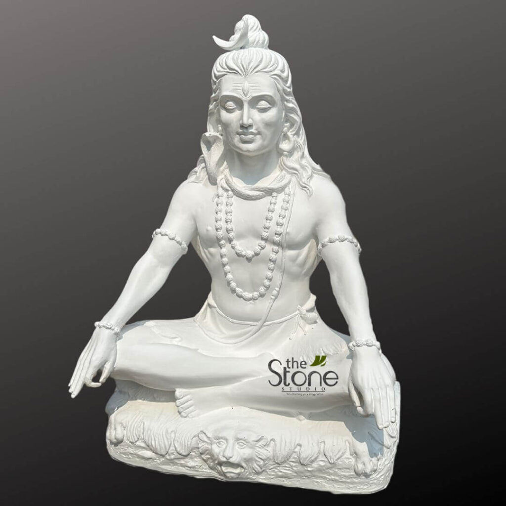 Adi Shankar statue 2ft: Buy Best Shiva Idol - The Stone Studio