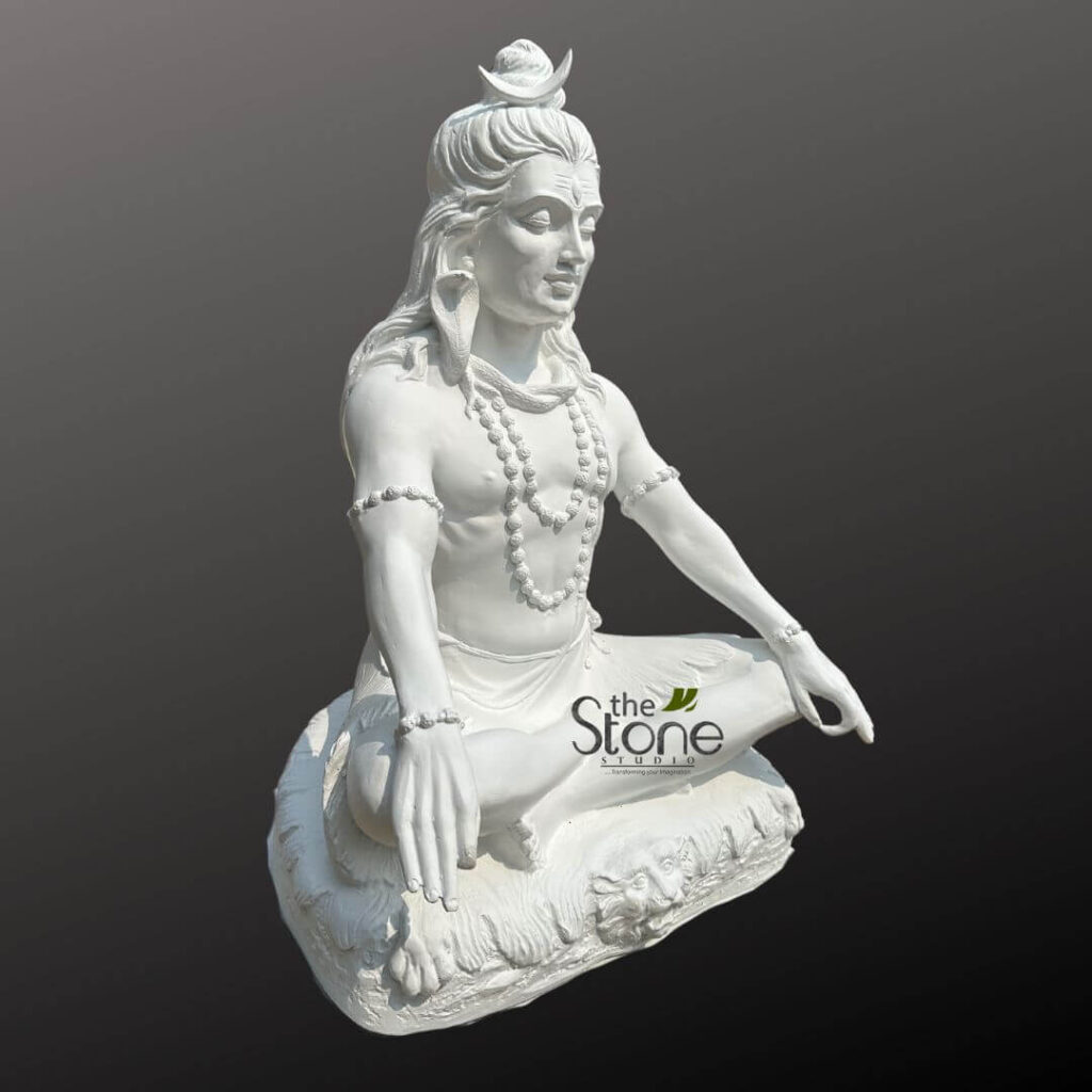 Adi Shankar statue 2ft: Buy Best Shiva Idol - The Stone Studio