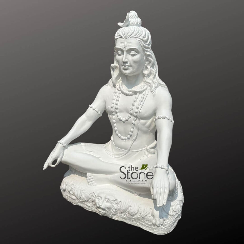 Adi Shankar statue 2ft: Buy Best Shiva Idol - The Stone Studio
