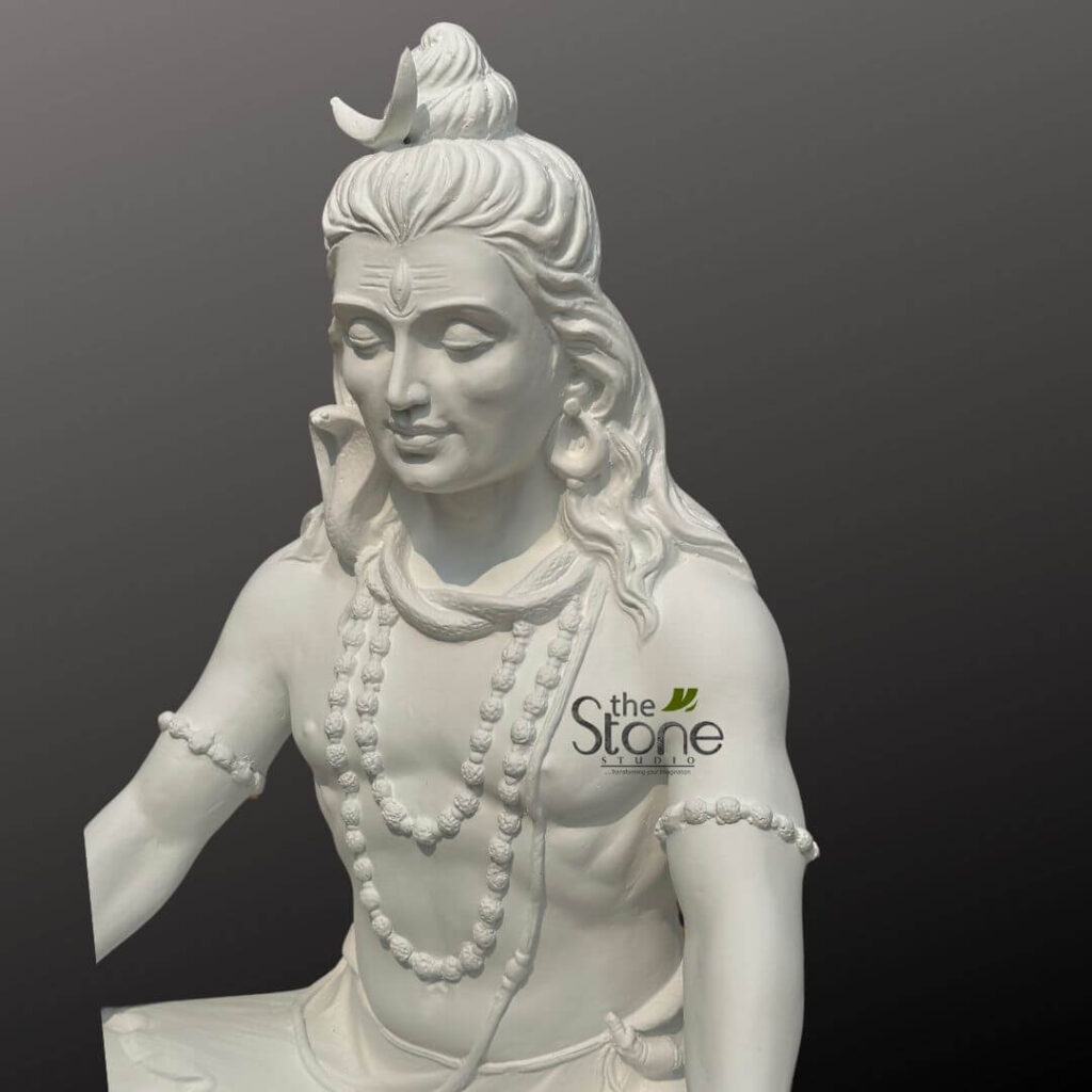 Adi Shankar statue 2ft: Buy Best Shiva Idol - The Stone Studio
