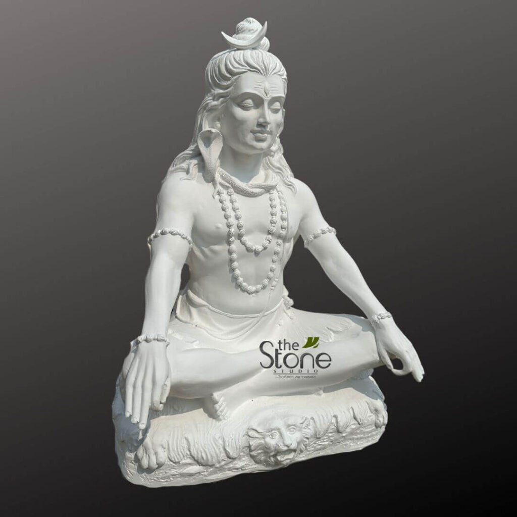Adi Shankar statue 2ft: Buy Best Shiva Idol - The Stone Studio