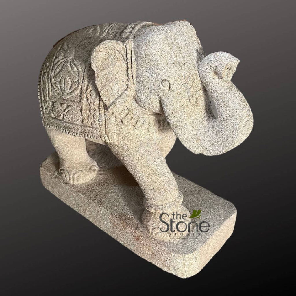 Buy Elephant statues for Garden Decor 1.5ft - The Stone Studio