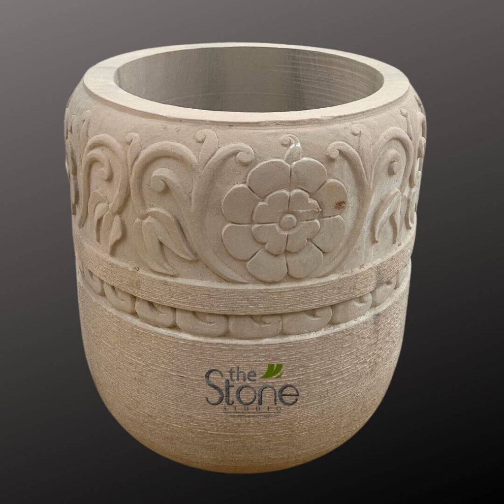 Stone Planters: Buy Best Stone Pots - The Stone Studio