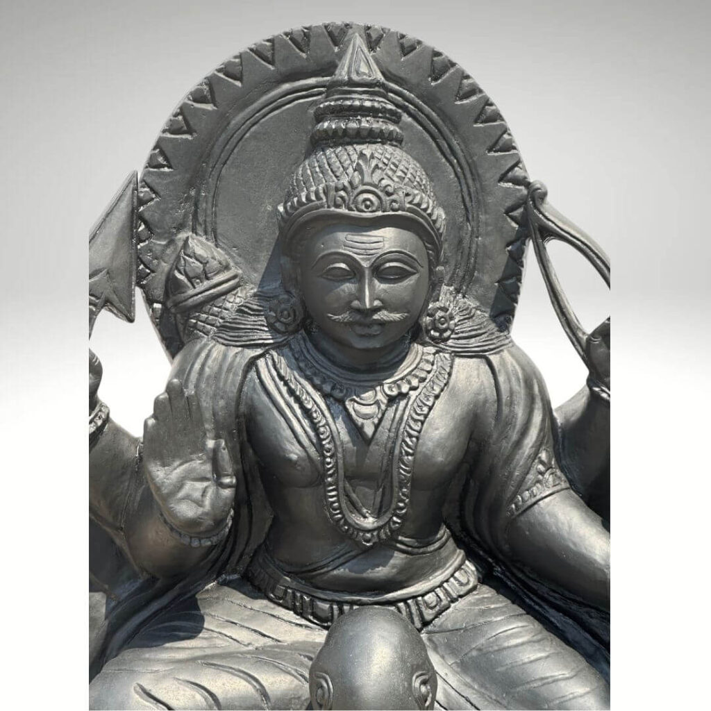 Lord Shani Statue 2ft: Buy Best Carved Idol - The Stone Studio