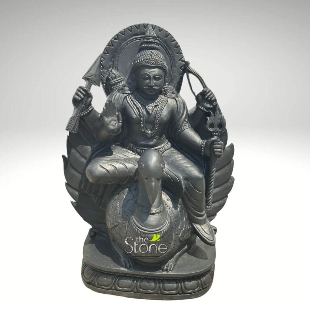 Lord Shani Statue 2ft: Buy Best Carved Idol - The Stone Studio