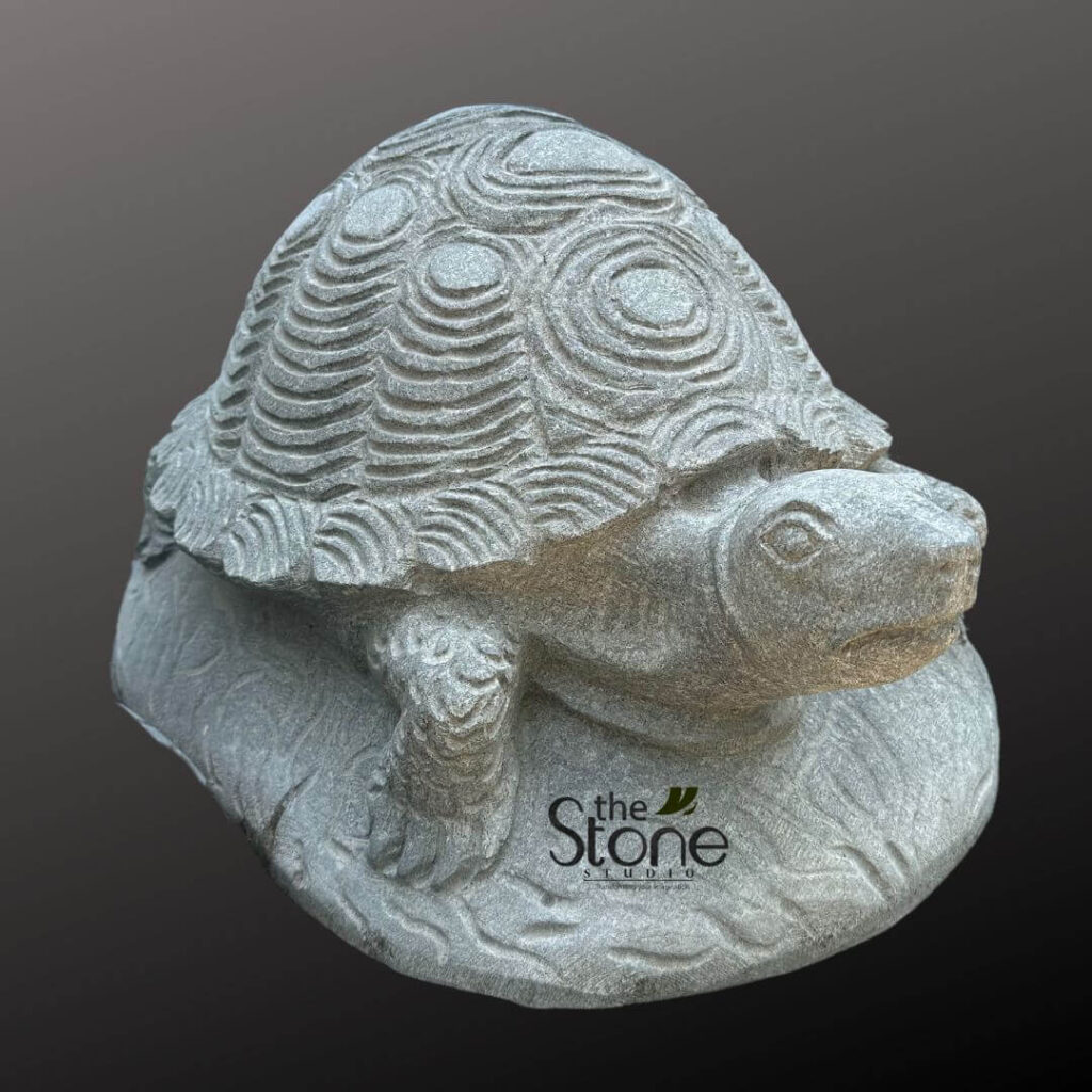 Stone Tortoise Garden Ornament 2ft: Book Now! - The Stone Studio