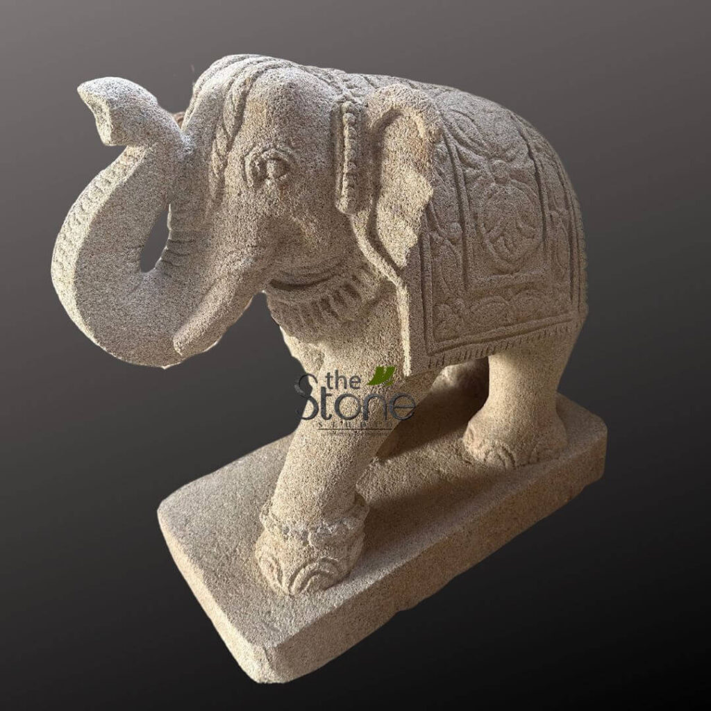 Buy Elephant statues for Garden Decor 1.5ft - The Stone Studio
