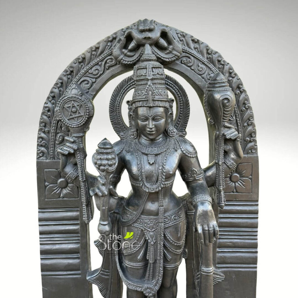 Lord Vishnu Idol for Home 3ft: Buy Best Arts - The Stone Studio
