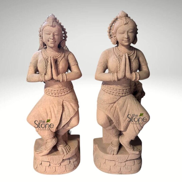 Devadasi Statues For Traditional Decor - The Stone Studio