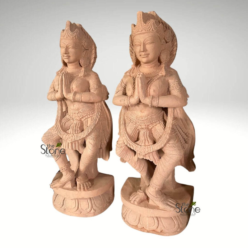Welcoming Angel statue 3ft: Buy Best Decor - The Stone Studio