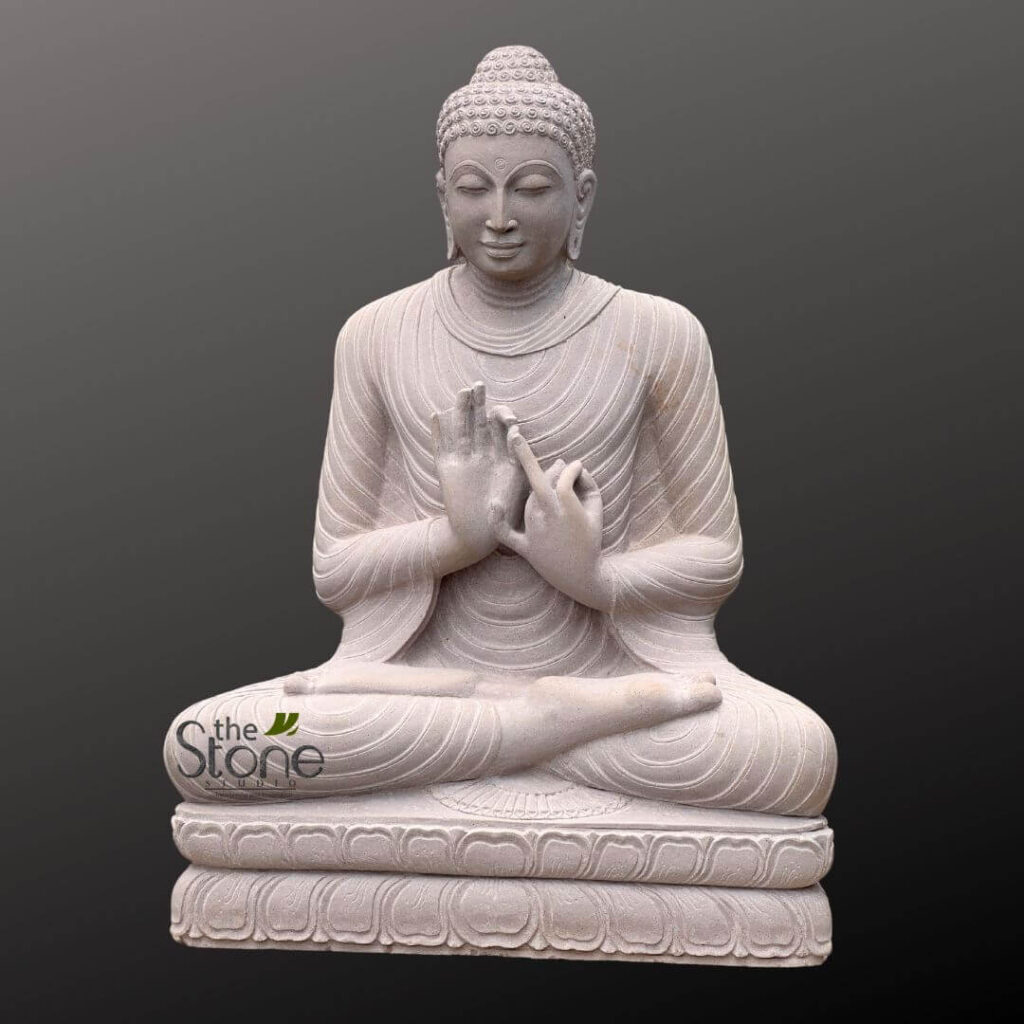 Dharmachakra Buddha Statue 4ft: Buy Best Idol - The Stone Studio