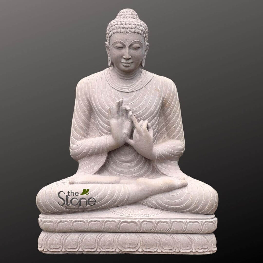 Dharmachakra Buddha Statue 4ft: Buy Best Idol - The Stone Studio