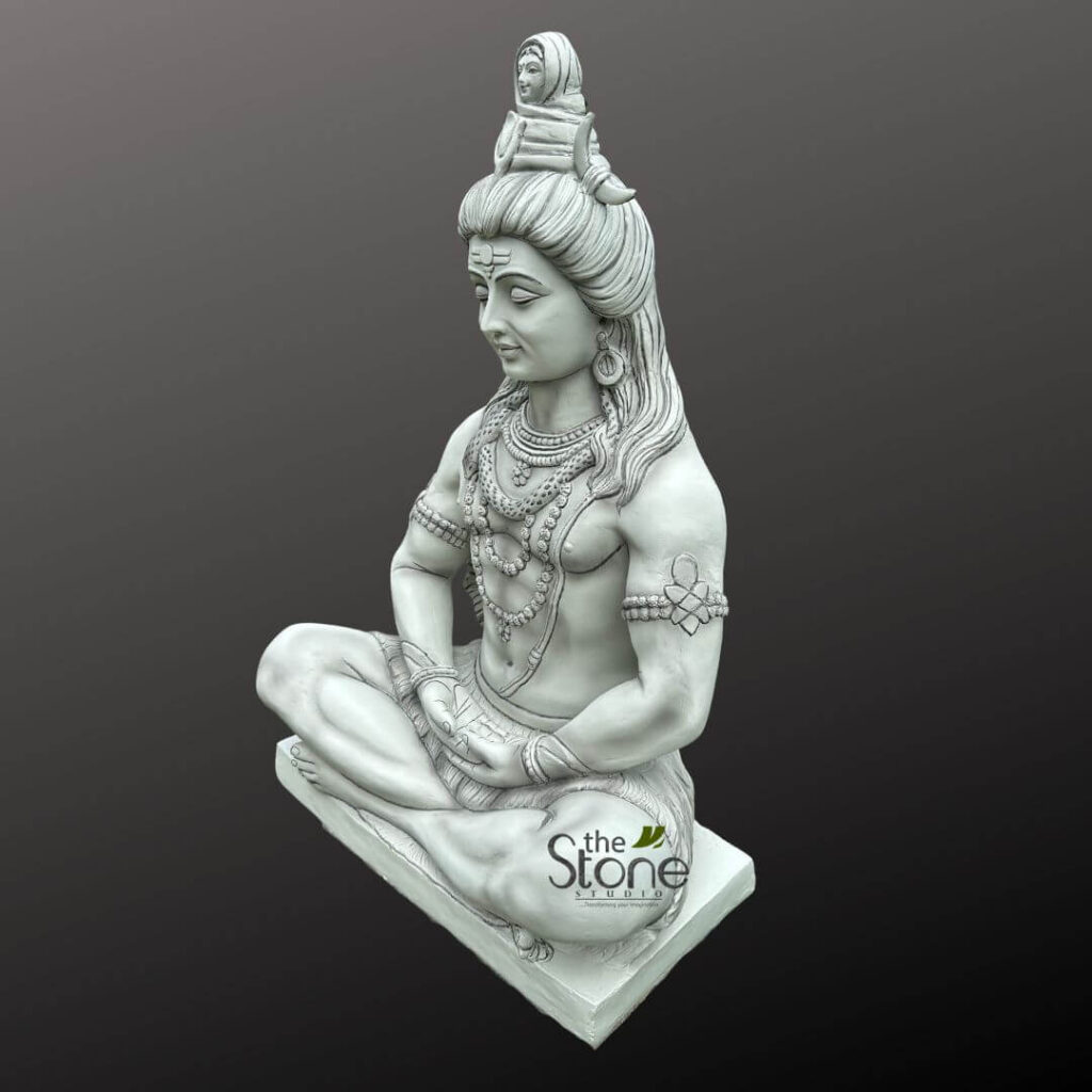 Lord Shiva Statue for Home 3ft:Book Best Idol - The Stone Studio