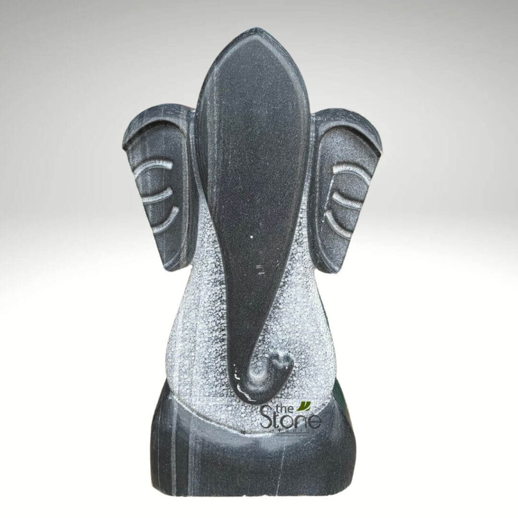 Abstract Ganesha Stone Statue 30": Book Now! - The Stone Studio