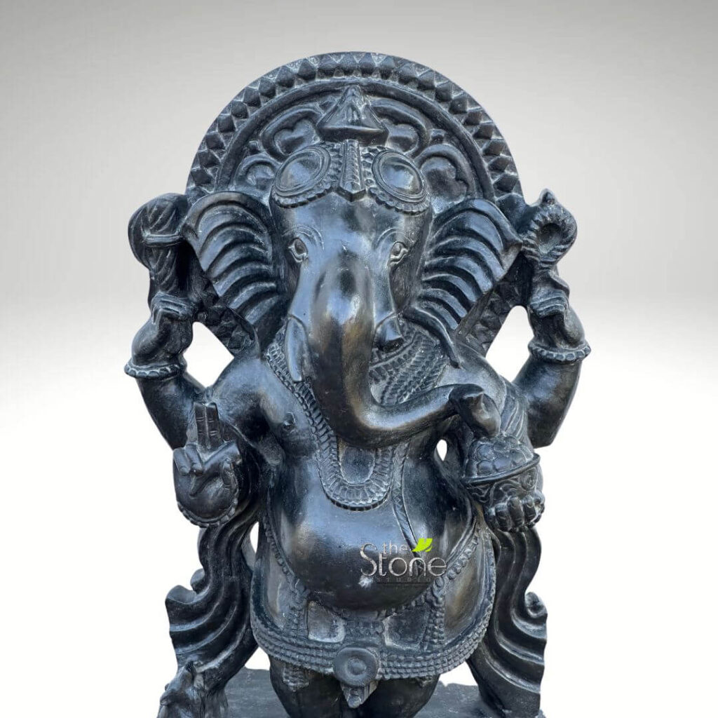 Standing Ganesha Idol 21": Buy Best Artwork - The Stone Studio
