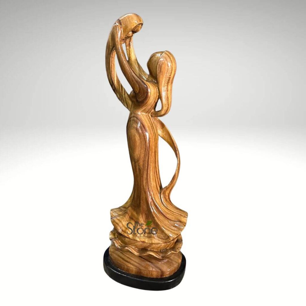 Mother And Child Sculpture 2.5ft : Buy Best Art - The Stone Studio