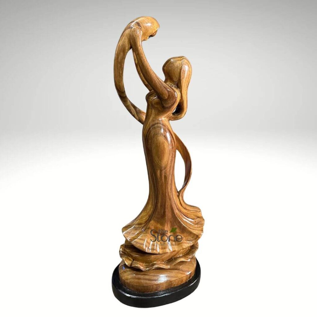 Mother And Child Sculpture 2.5ft : Buy Best Art - The Stone Studio