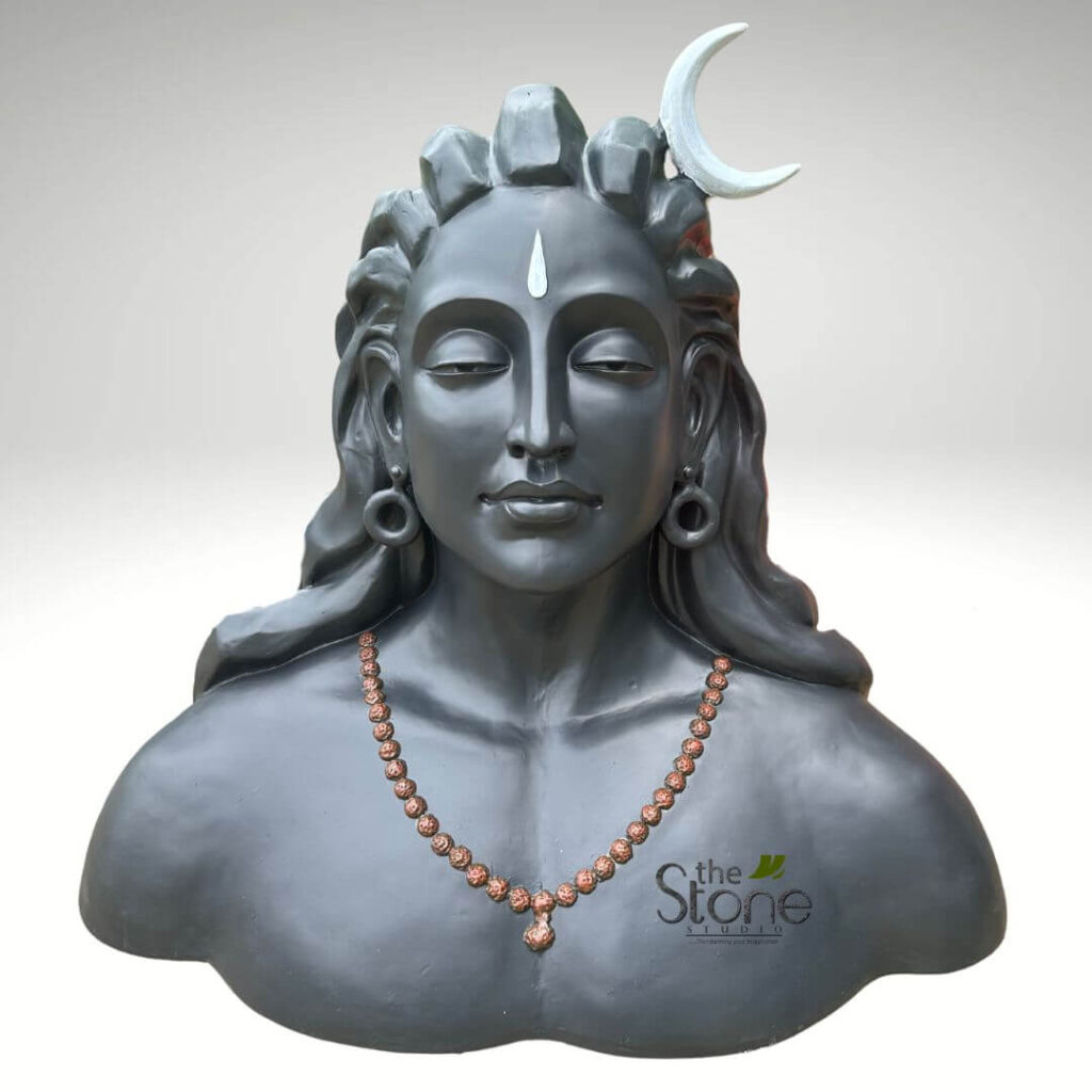 3 feet Adiyogi Statue: Buy Best Idol - The Stone Studio