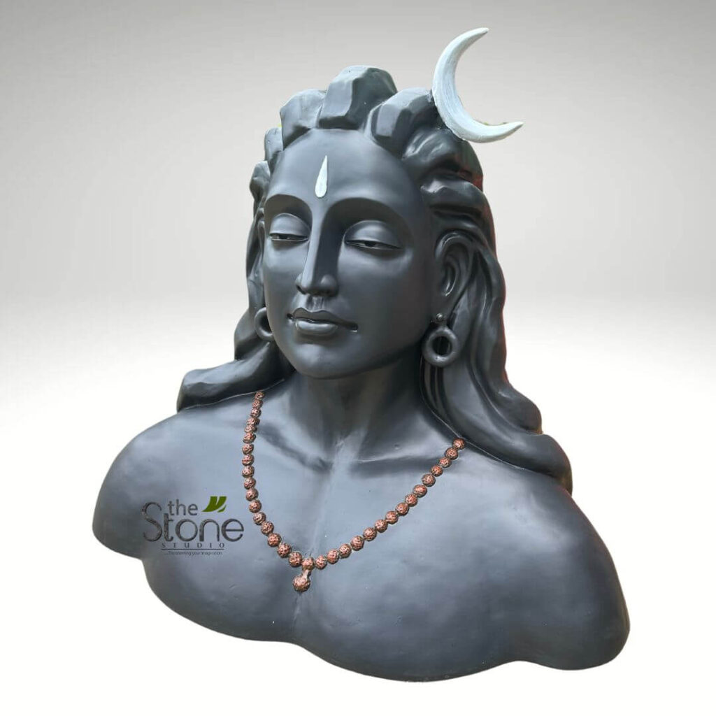 3 feet Adiyogi Statue: Buy Best Idol - The Stone Studio