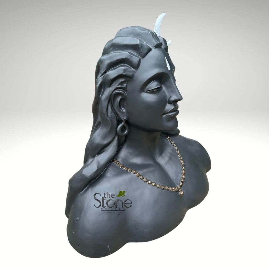 3 feet Adiyogi Statue: Buy Best Idol - The Stone Studio