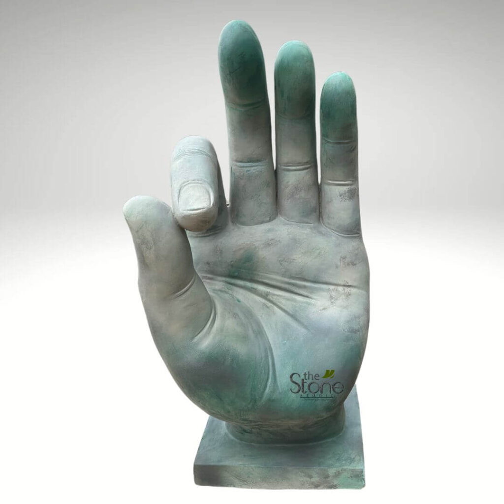 Hand Sculpture 4ft: Buy Unique Garden Decor - The Stone Studio