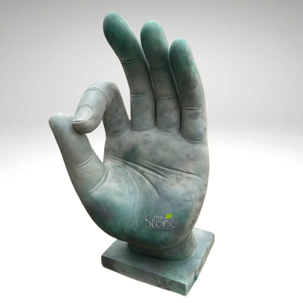 Hand Sculpture 4ft: Buy Unique Garden Decor - The Stone Studio