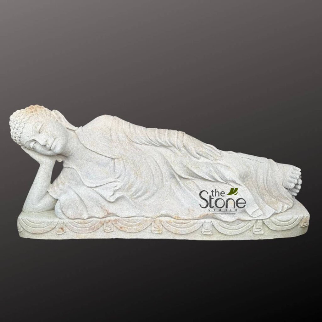 Lying Buddha Statue 5ft: Buy Reclining Buddha - The Stone Studio