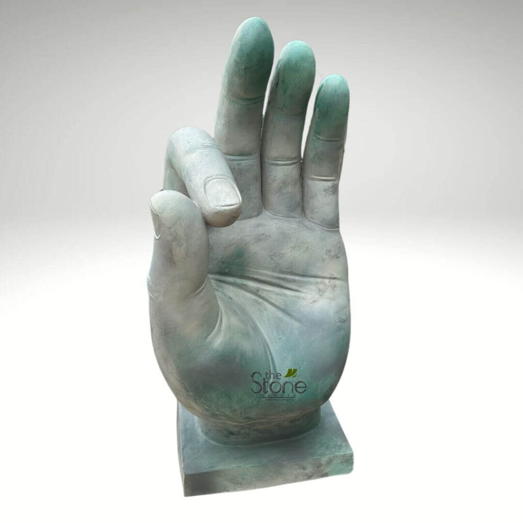 Hand Sculpture 4ft: Buy Unique Garden Decor - The Stone Studio