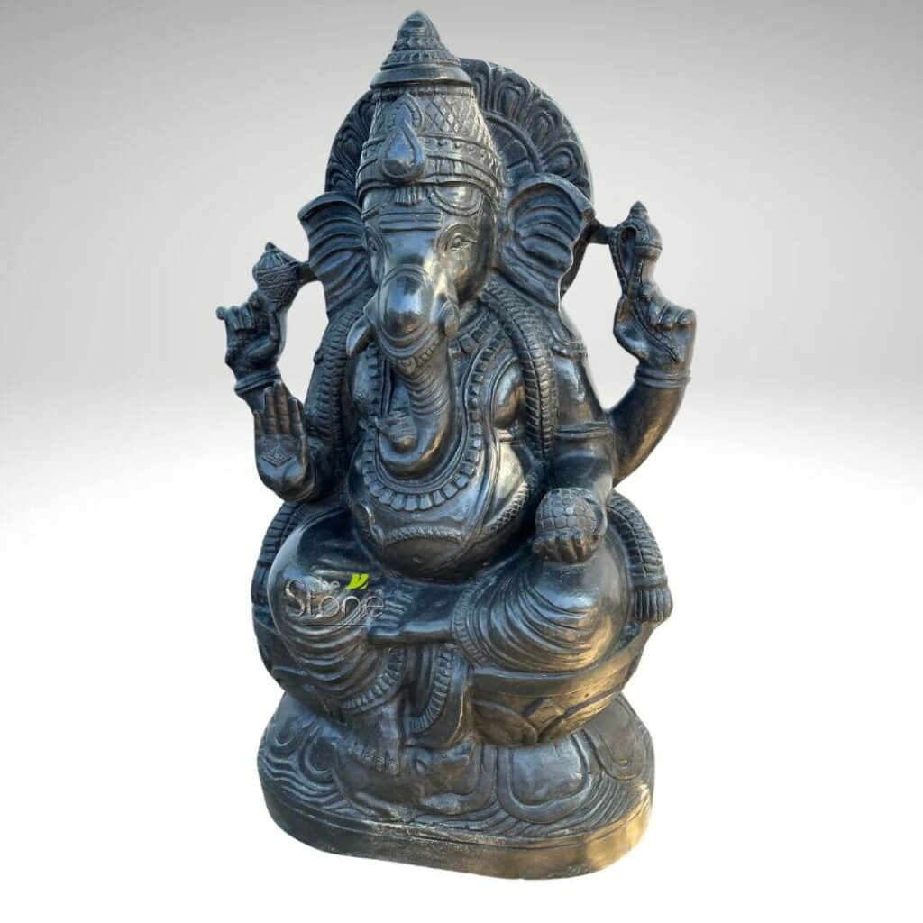 2 feet Ganesh Murti: Buy Best Puja Idol - The Stone Studio