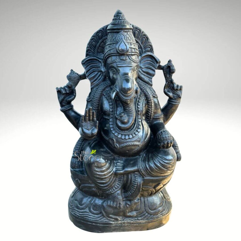 2 feet Ganesh Murti: Buy Best Puja Idol - The Stone Studio