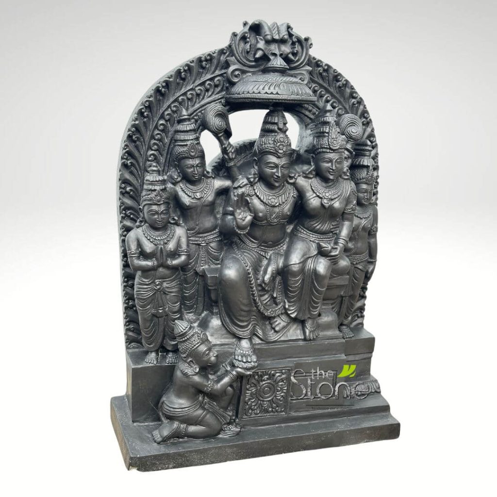 Ram Darbar Idol 2ft:Buy Best Stone Ram Darbar - The Stone Studio