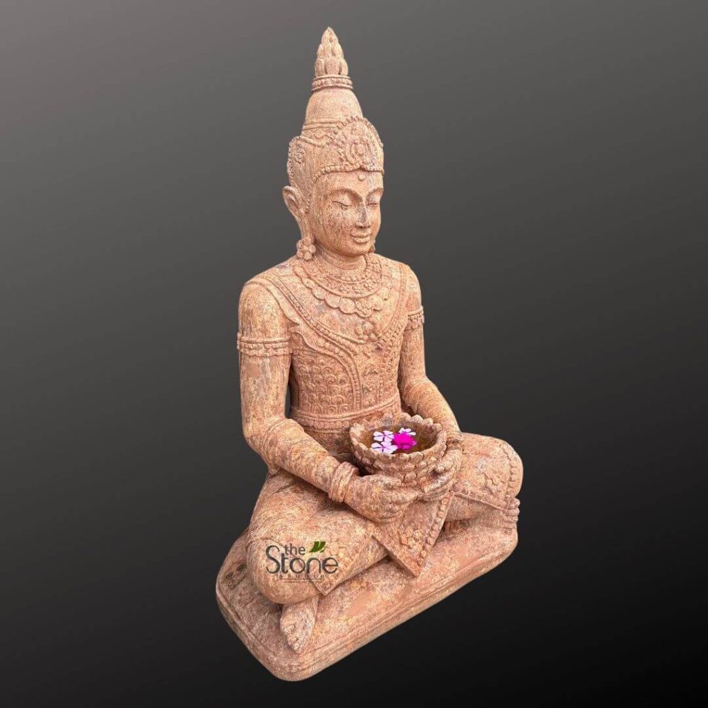 Thai Buddha Stone Statue 3ft: Buy best Decor - The Stone Studio