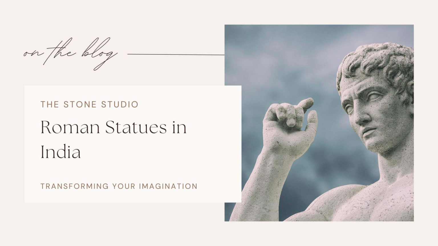 Roman Statues in India: Best Garden Decor - The Stone Studio