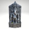 Buy Standing Ganesha Black Stone Statue 30" - The Stone Studio