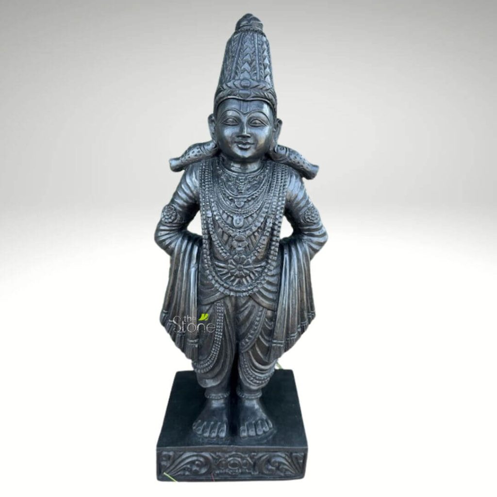 Vitthal Statue 18": Buy Best Stone Statue - The Stone Studio