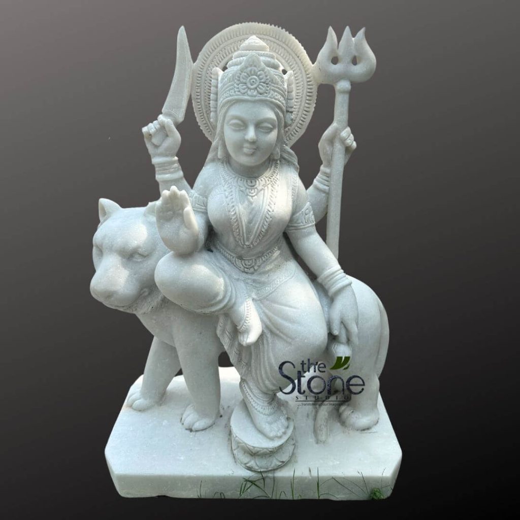 Maa Durga Statues: Buy Best Carved Idols - The Stone Studio