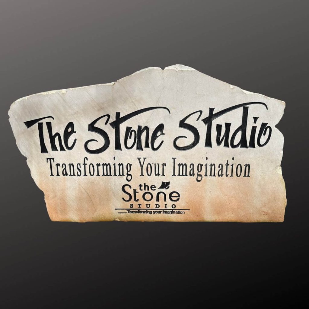 Stone Signage 7.5ft: Buy Best Stone Sign Boards - The Stone Studio