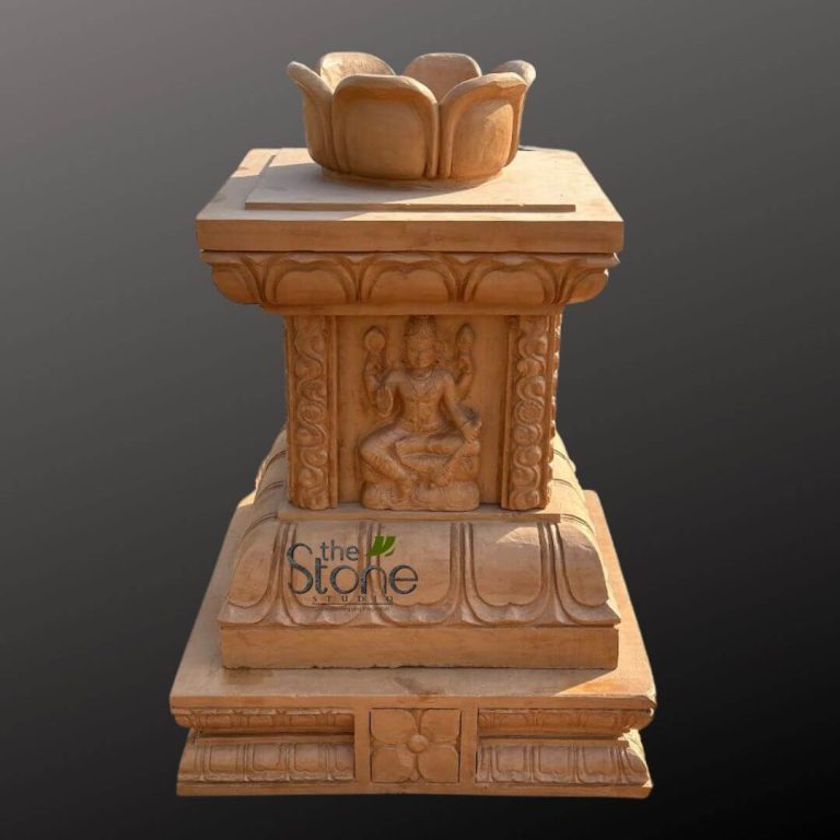 Tulsi Planter 45": Buy Best Tulsi Stone Pot - The Stone Studio