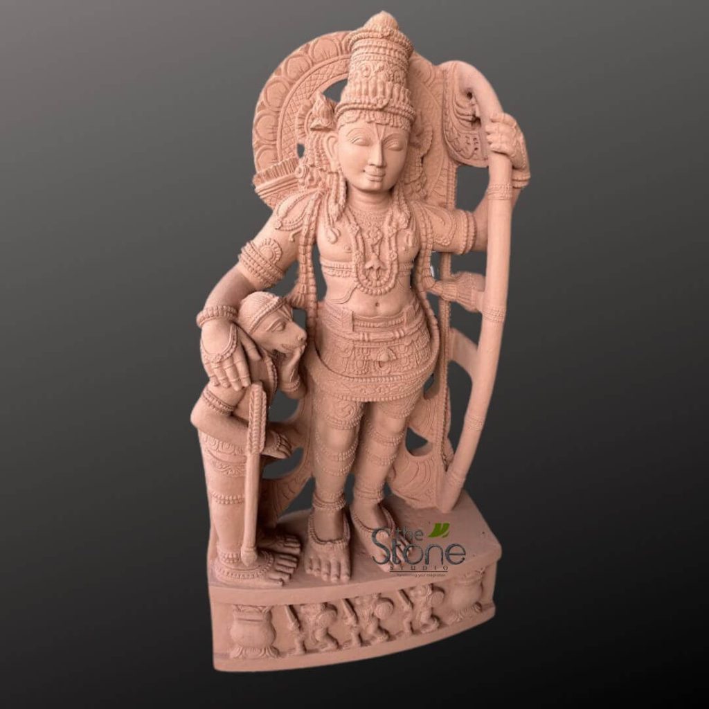 3 feet Ram Hanuman Statue: Buy Best Idol - The Stone Studio
