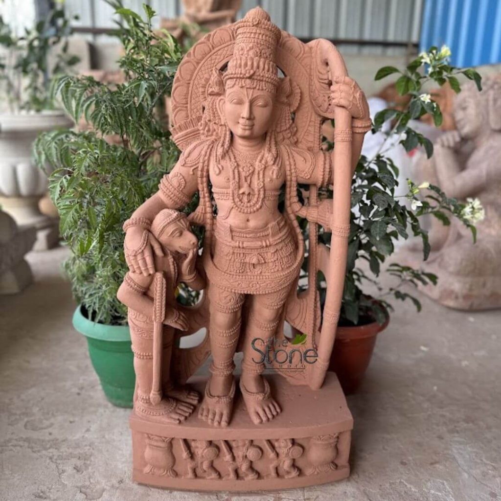 3 feet Ram Hanuman Statue: Buy Best Idol - The Stone Studio
