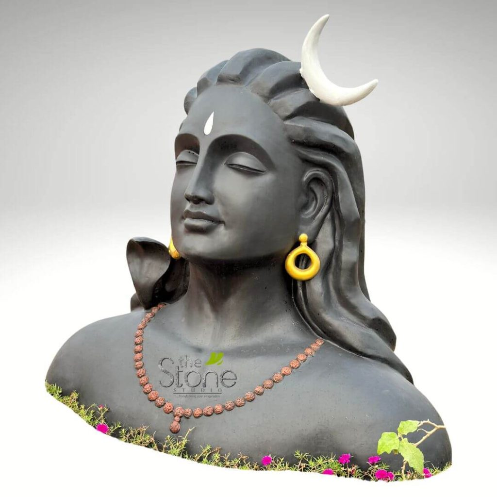 4 feet Adiyogi Statue: Buy Best Sculpture - The Stone Studio