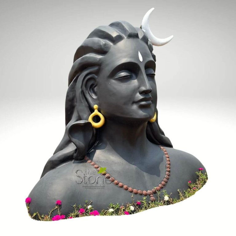 4 feet Adiyogi Statue: Buy Best Sculpture - The Stone Studio