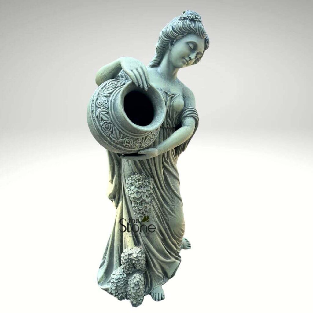 Water Fountain Lady Statue 5ft: Buy Best Now - The Stone Studio