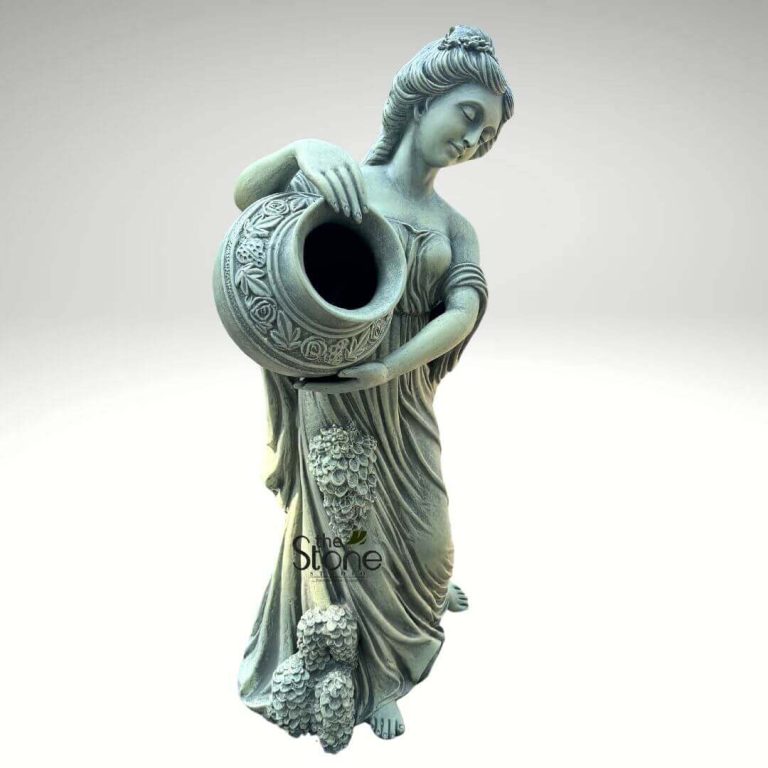 Water Fountain Lady Statue 5ft: Buy Best Now - The Stone Studio