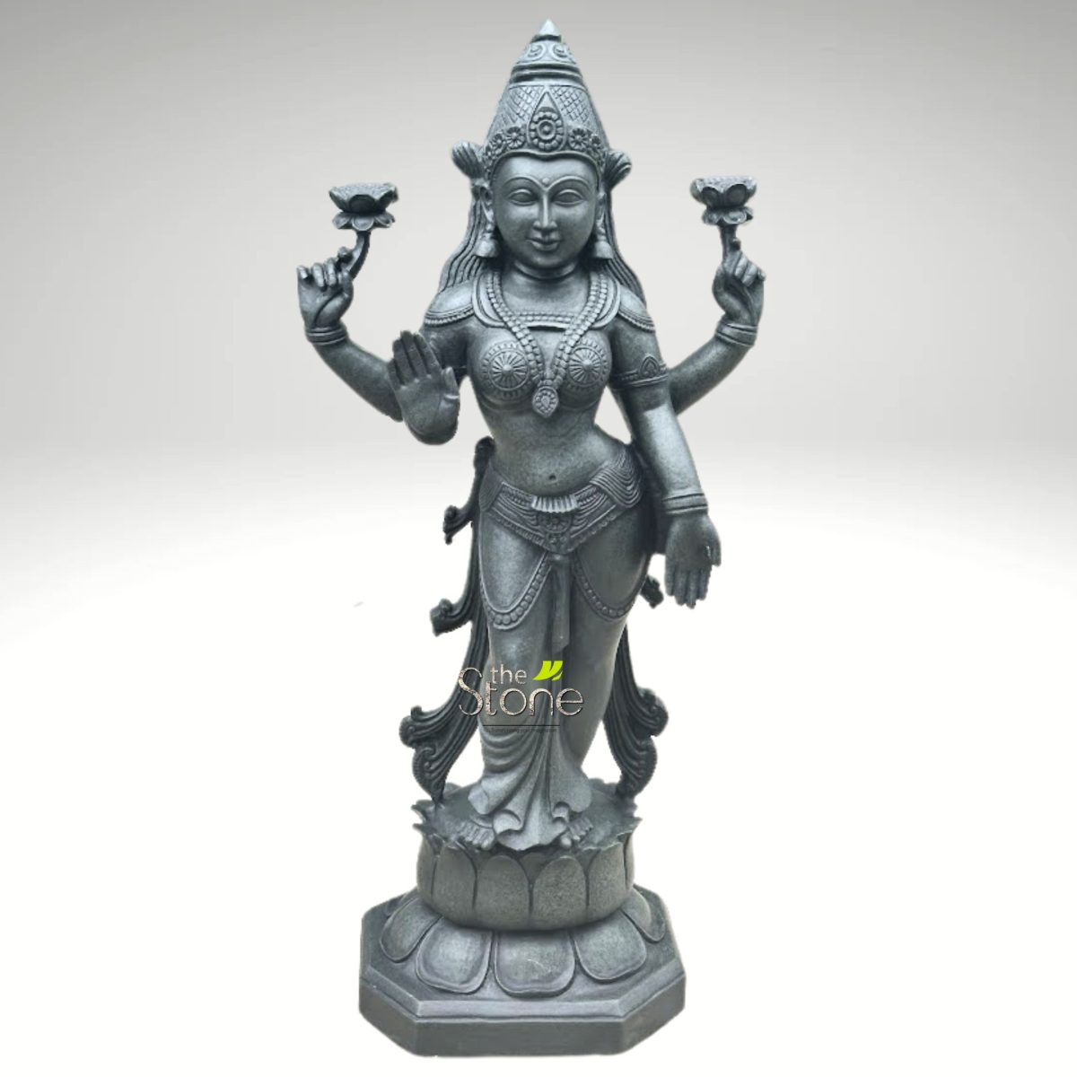 Maa Lakshmi Murti 3ft: Buy Best Idol for Home - The Stone Studio