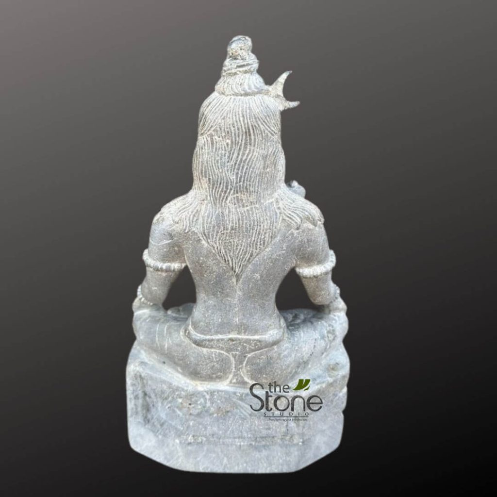 1 feet Shiva Stone Statue: Buy Best Now - The Stone Studio