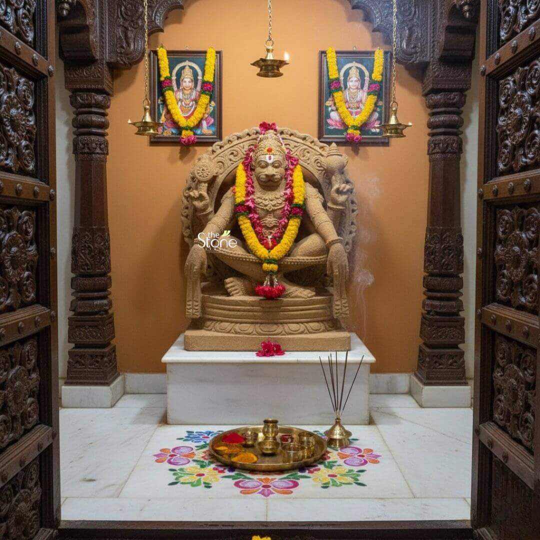 Lord Narasimha Stone Statue 30":Buy Best Idol - The Stone Studio
