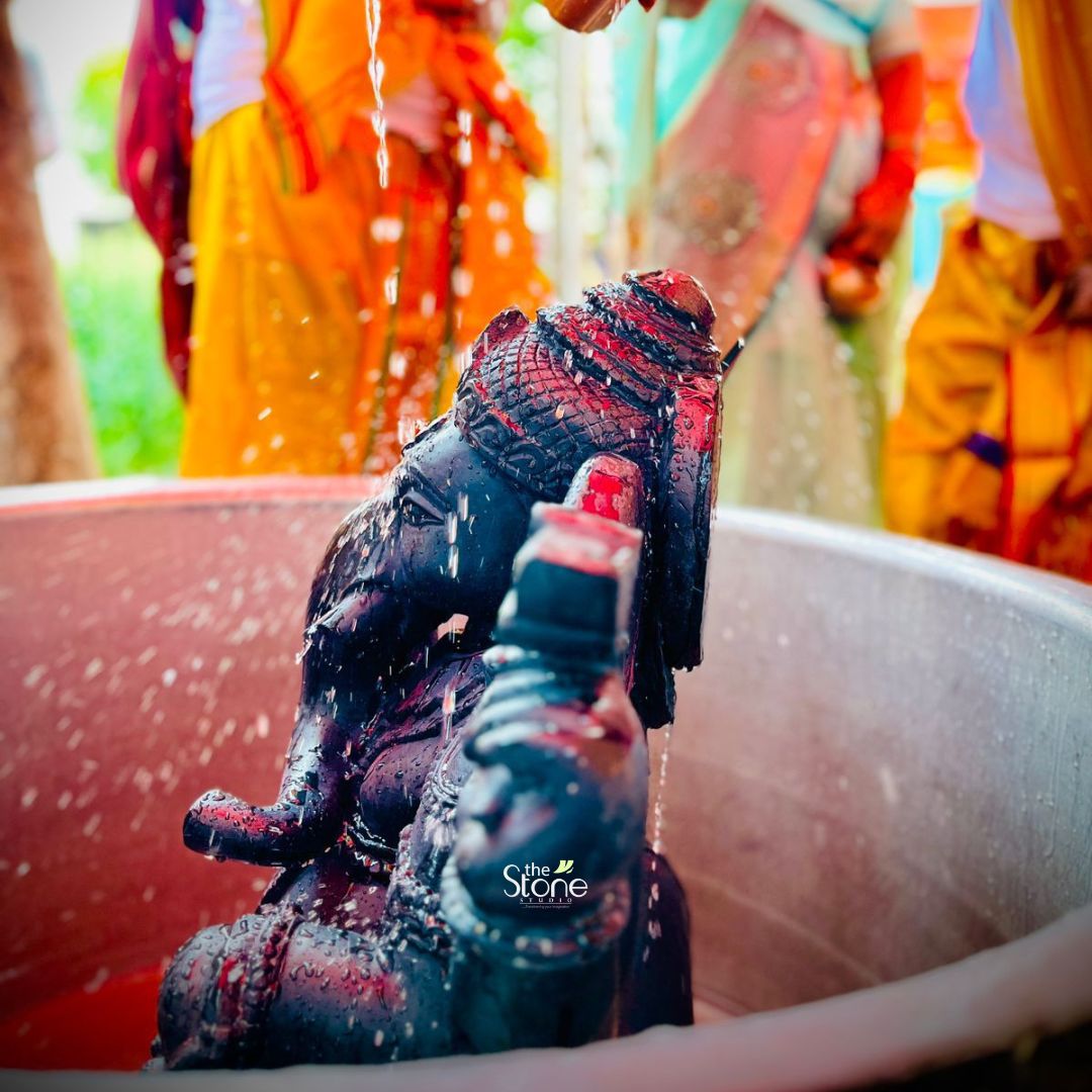 Ganesha Idol for Temple 2.5 Feet: Buy Best Idol - The Stone Studio