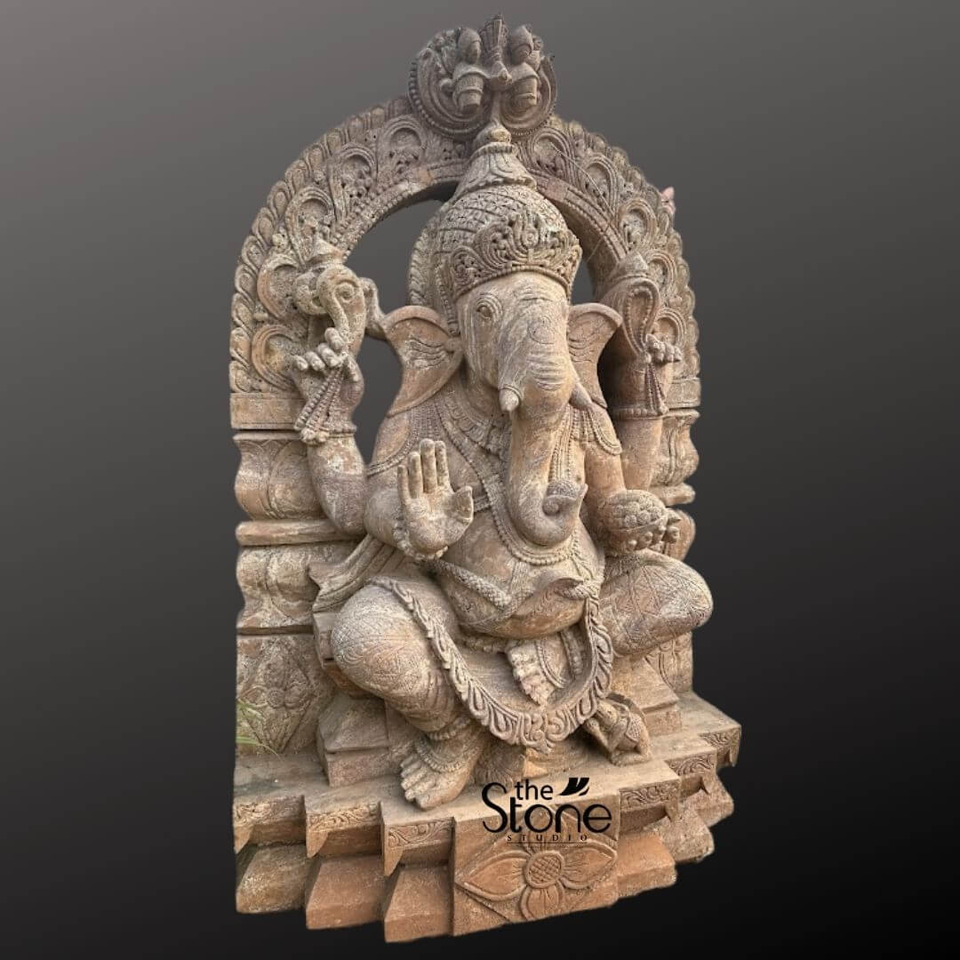Buy Best Ganesha Sculpture for Garden 5 Feet - The Stone Studio